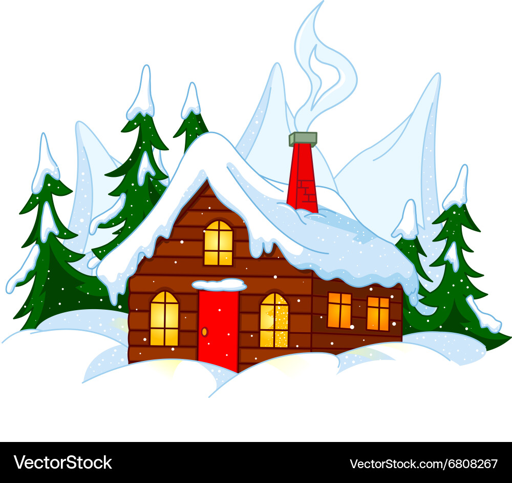 Forest house Royalty Free Vector Image - VectorStock