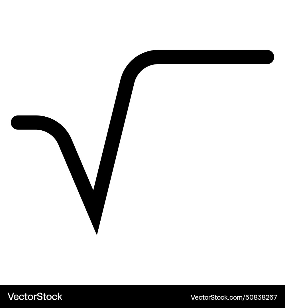 Square Root Logo Square Root Symbol Royalty Free Stock Image