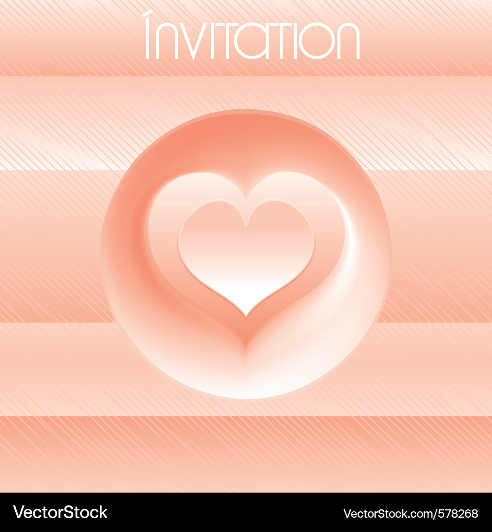 Template for your own design of invitation Vector Image