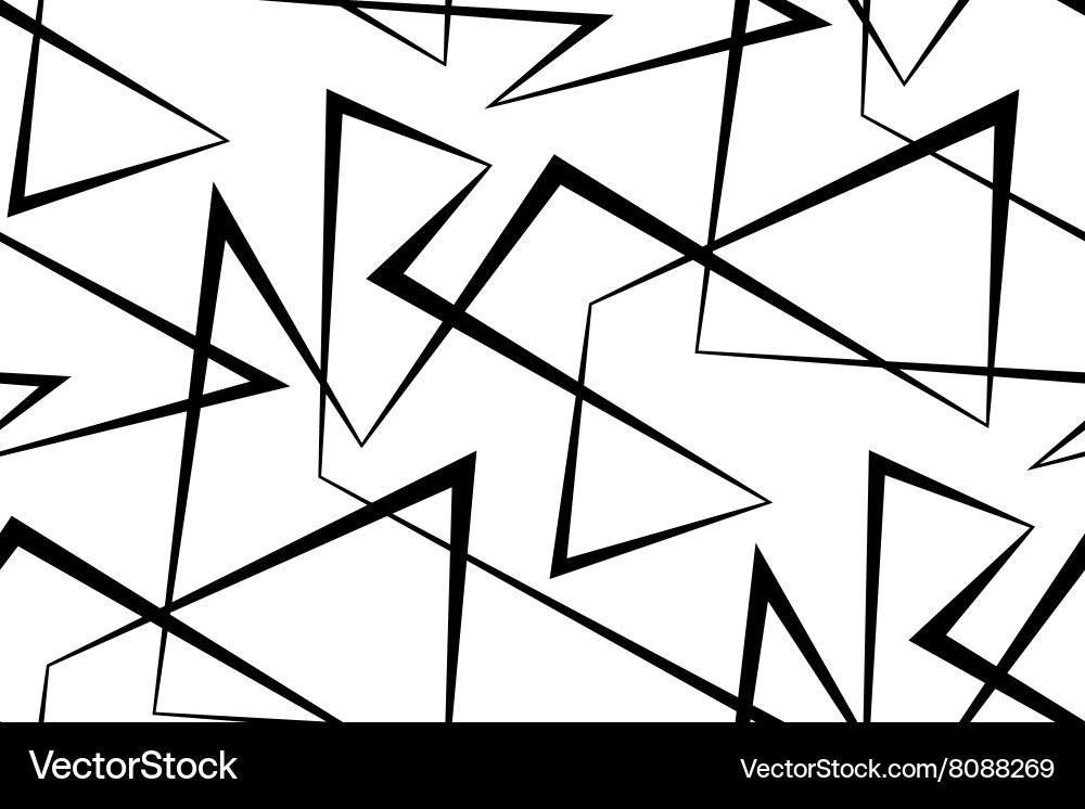 Abstract seamless white background of black Vector Image