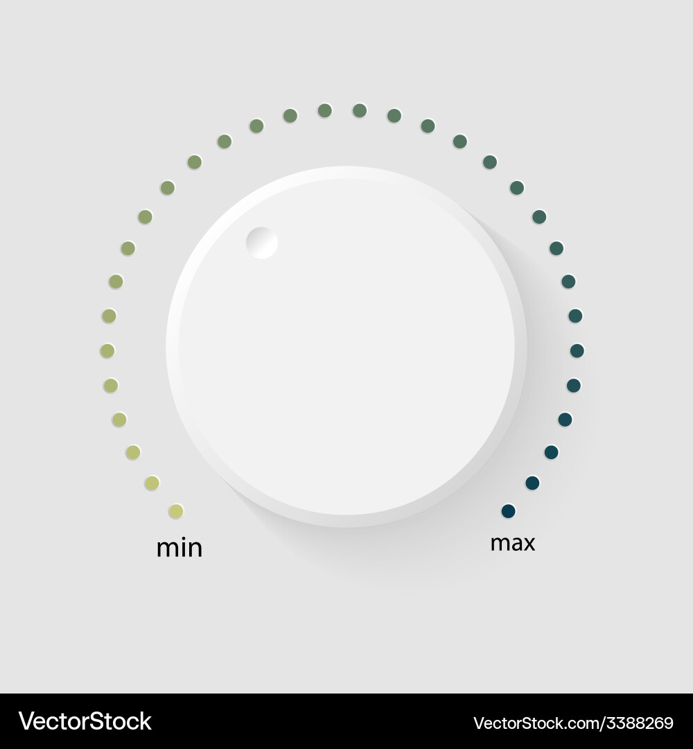Music Volume Control Royalty Free Vector Image