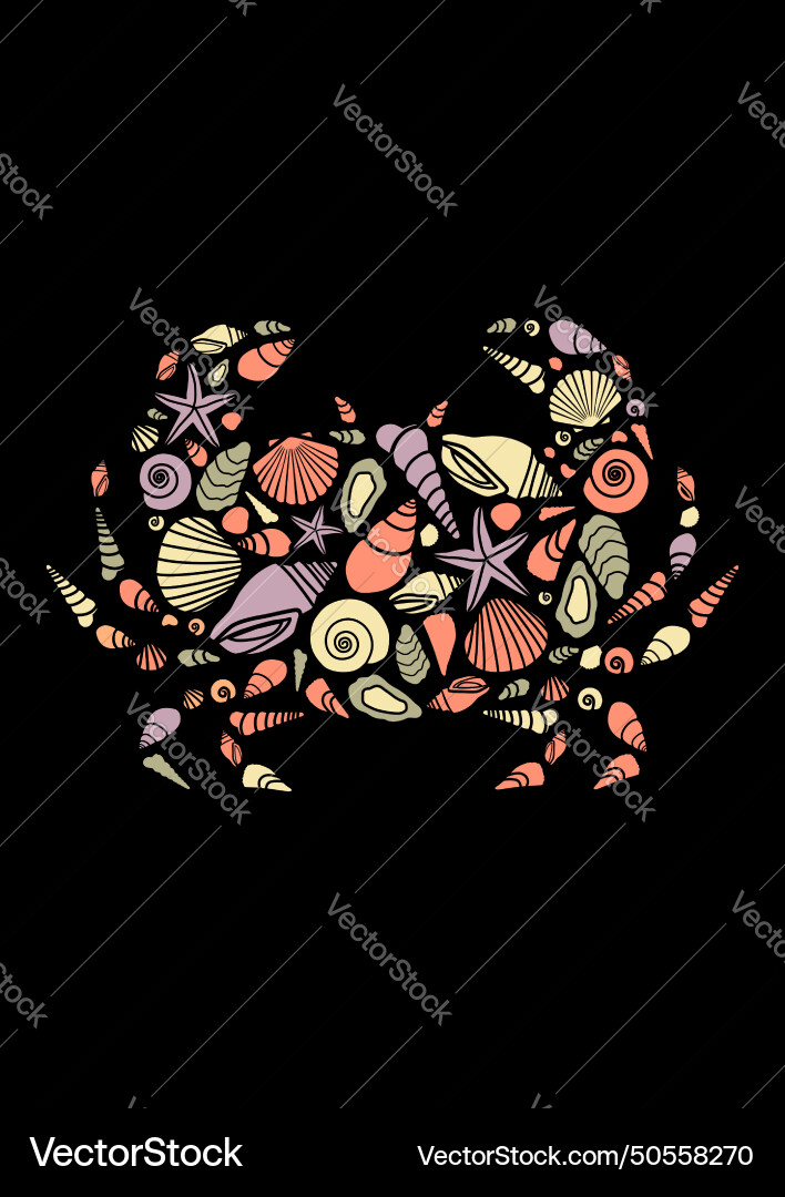 Crab Royalty Free Vector Image - VectorStock
