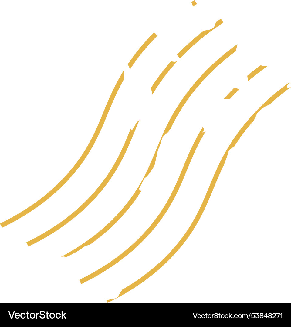 Abstract wavy lines art Royalty Free Vector Image