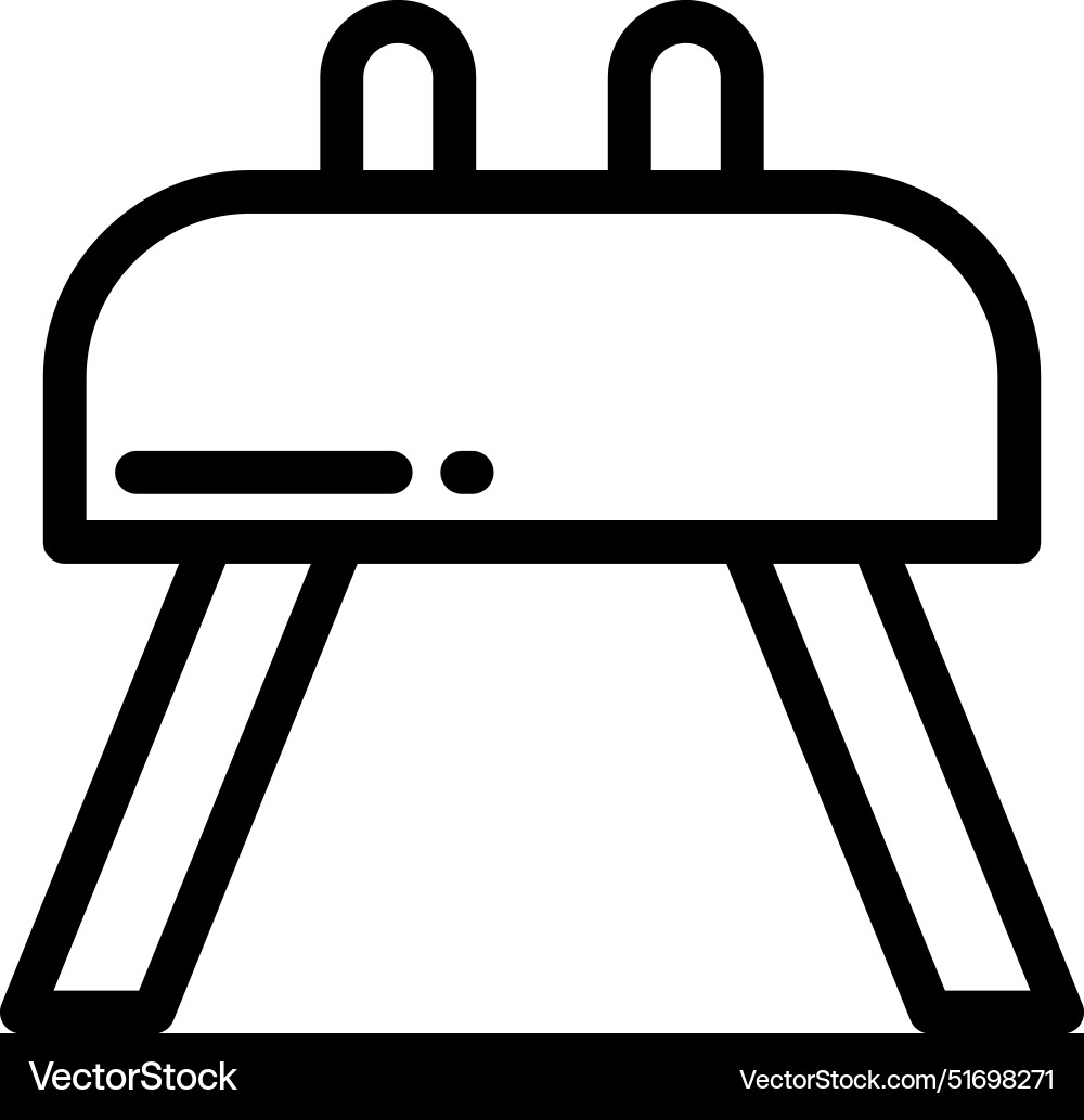 Buck icon thin linear style design isolated on Vector Image