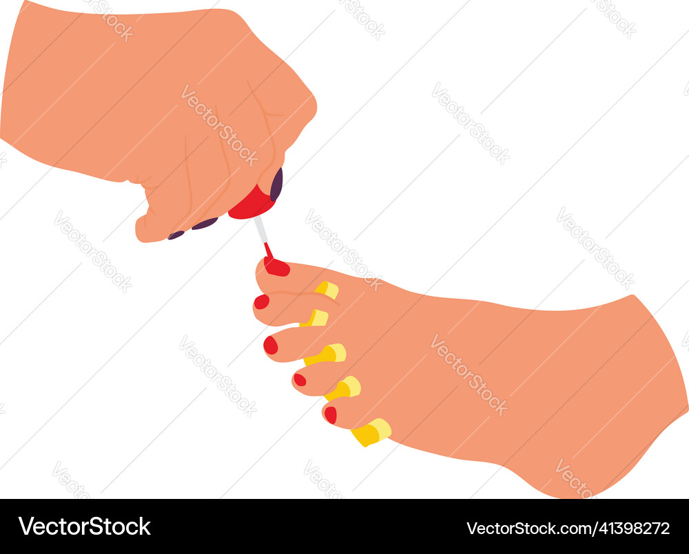 Pedicure icon Royalty Free Vector Image - VectorStock