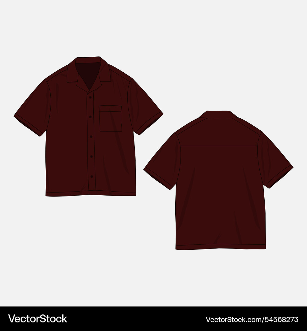Button shirt Royalty Free Vector Image - VectorStock
