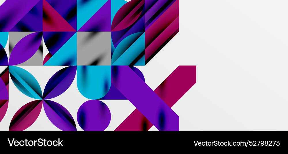 Geometric neo patterns abstract background Vector Image