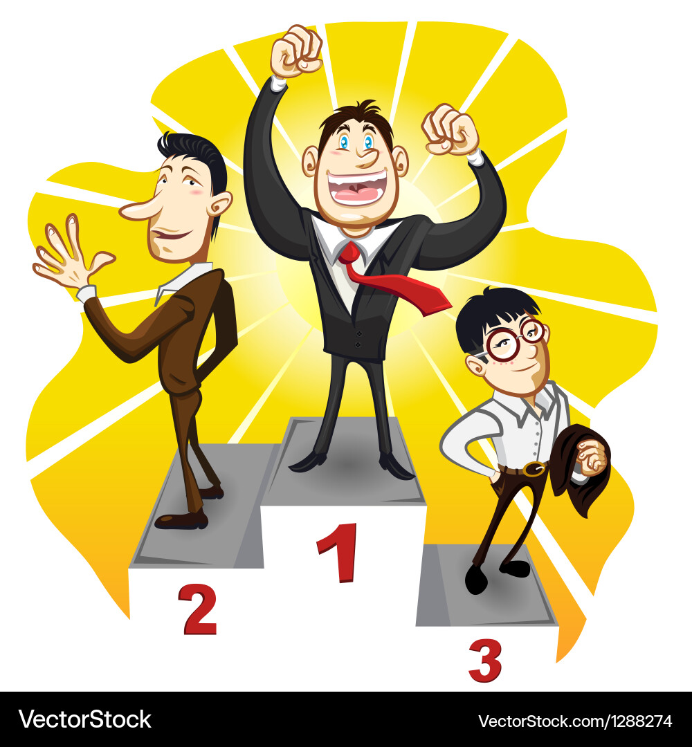 Business podium Royalty Free Vector Image - VectorStock