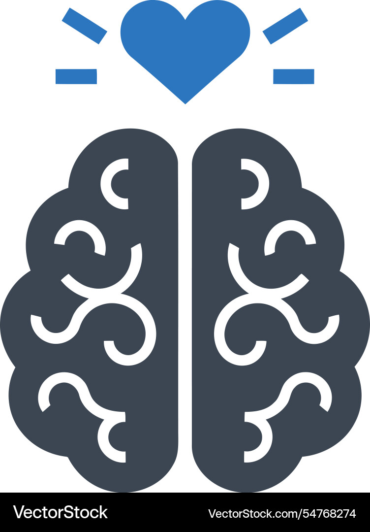 Love brain icon Royalty Free Vector Image - VectorStock