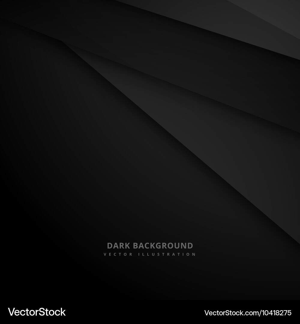 Black dark background Royalty Free Vector Image