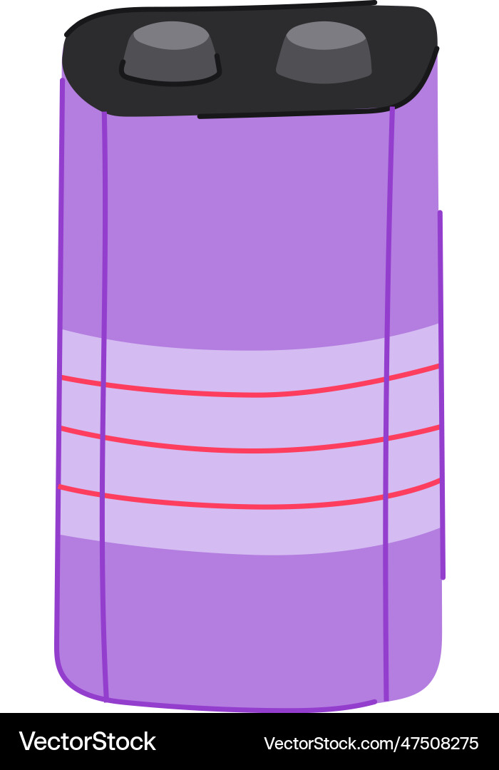 Recharge battery energy cartoon Royalty Free Vector Image