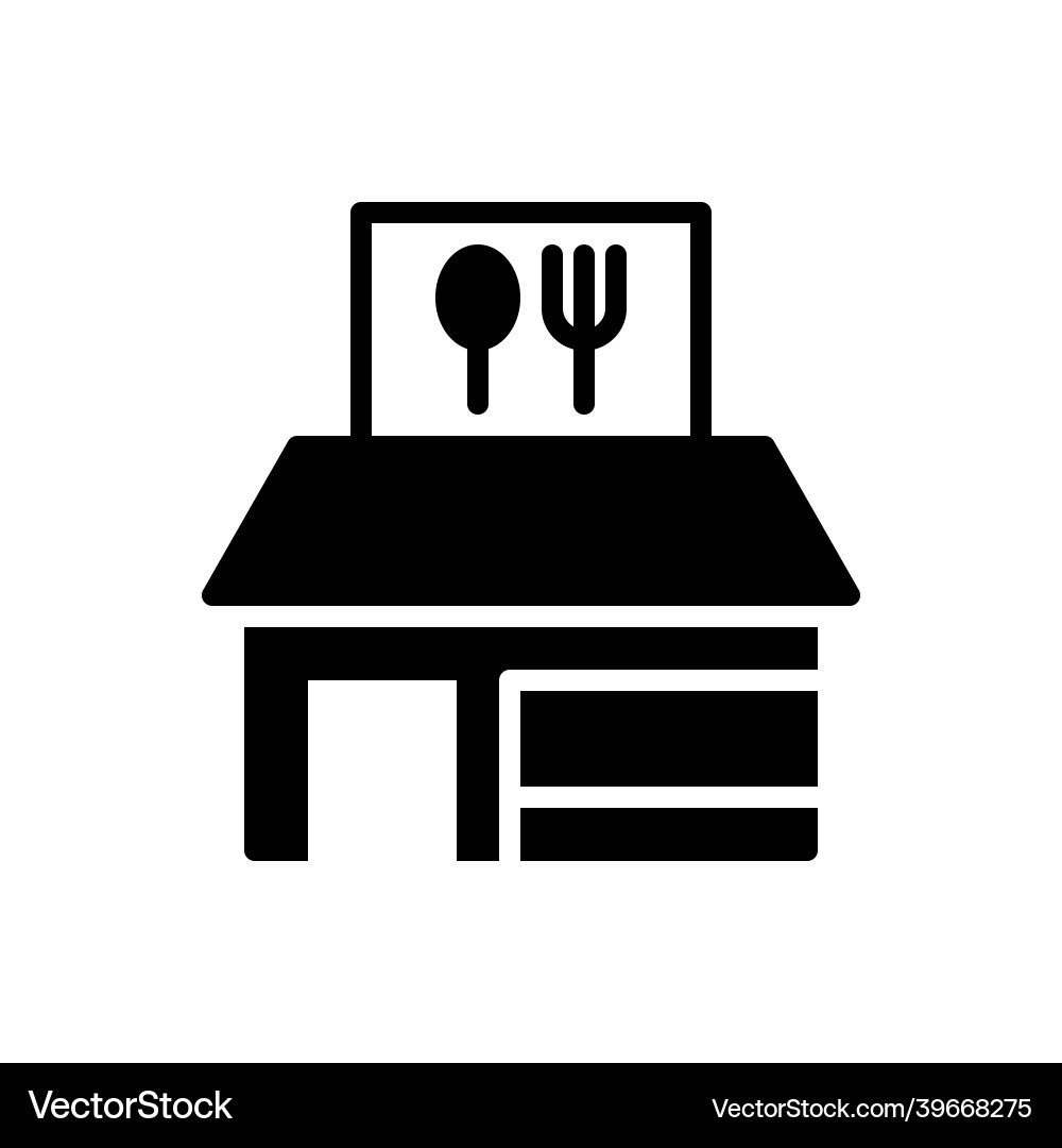 Restaurant icon dinner Royalty Free Vector Image