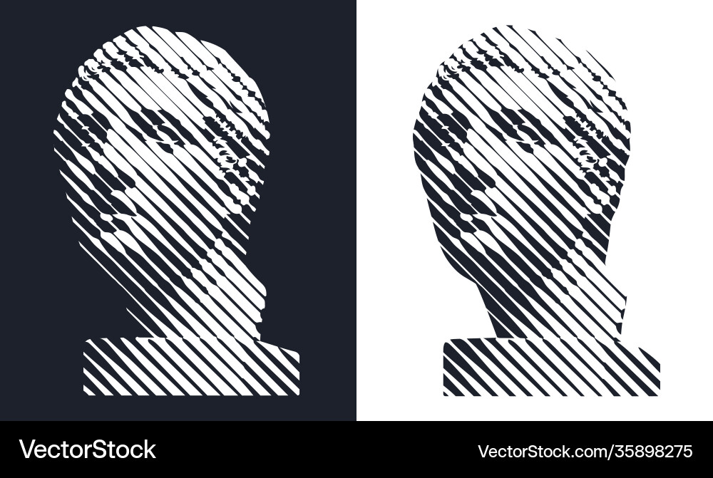 Statue 004 Royalty Free Vector Image - VectorStock