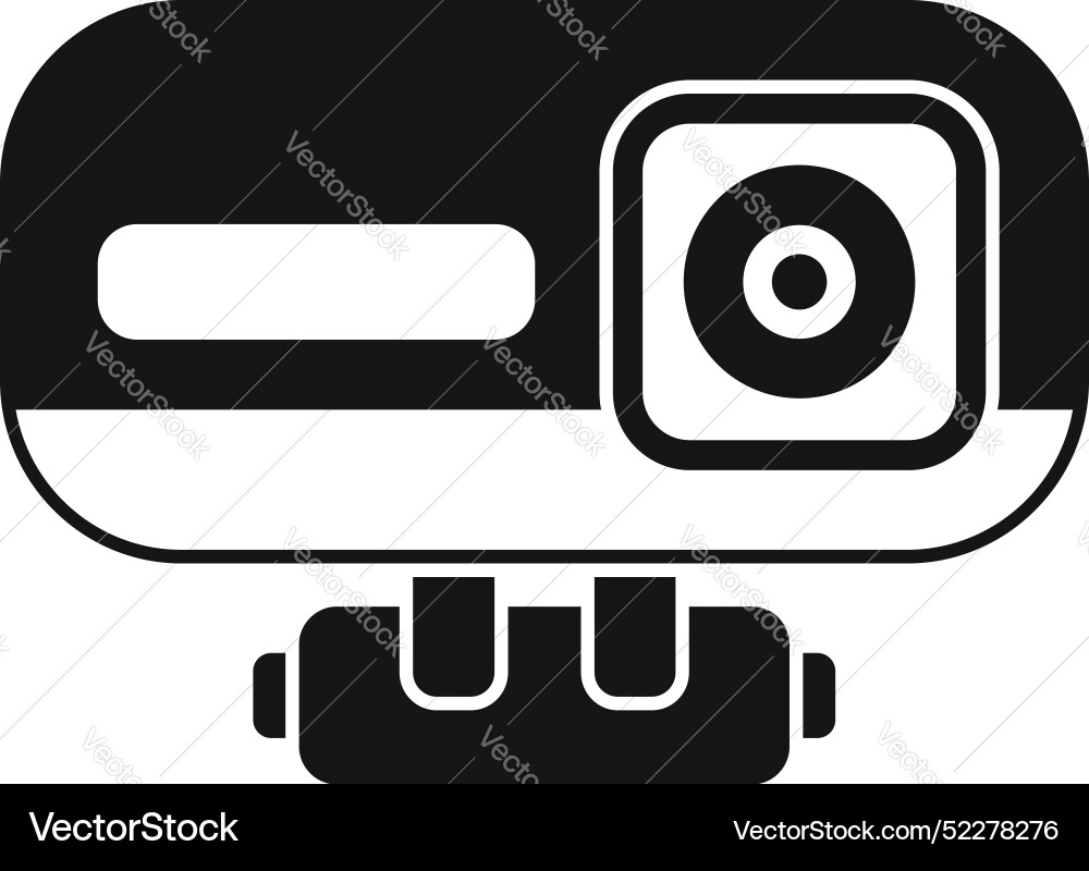 Action camera capturing exciting moments Vector Image