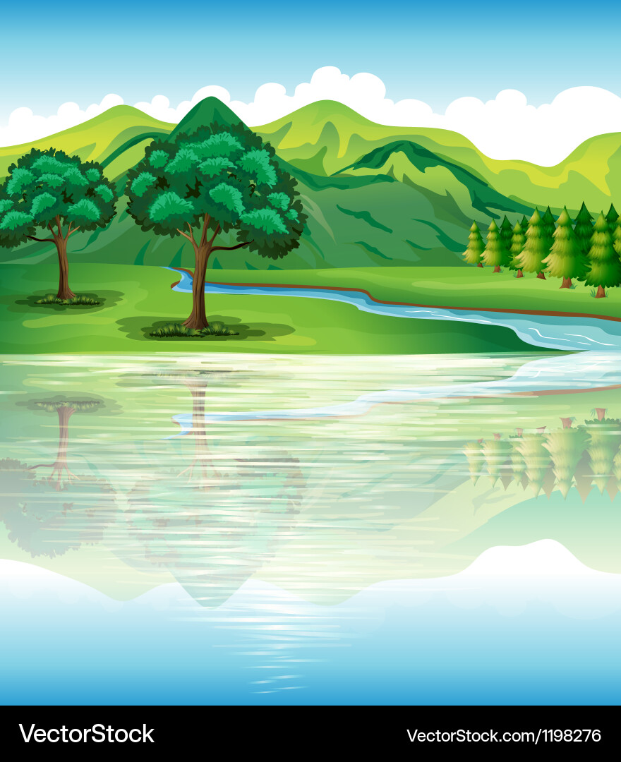 Our natural land and water resources Royalty Free Vector
