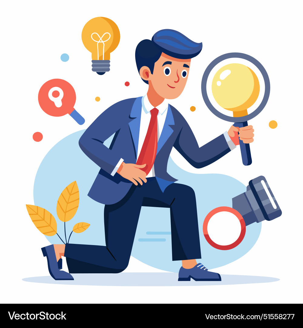 Business viability checking validate idea by Vector Image