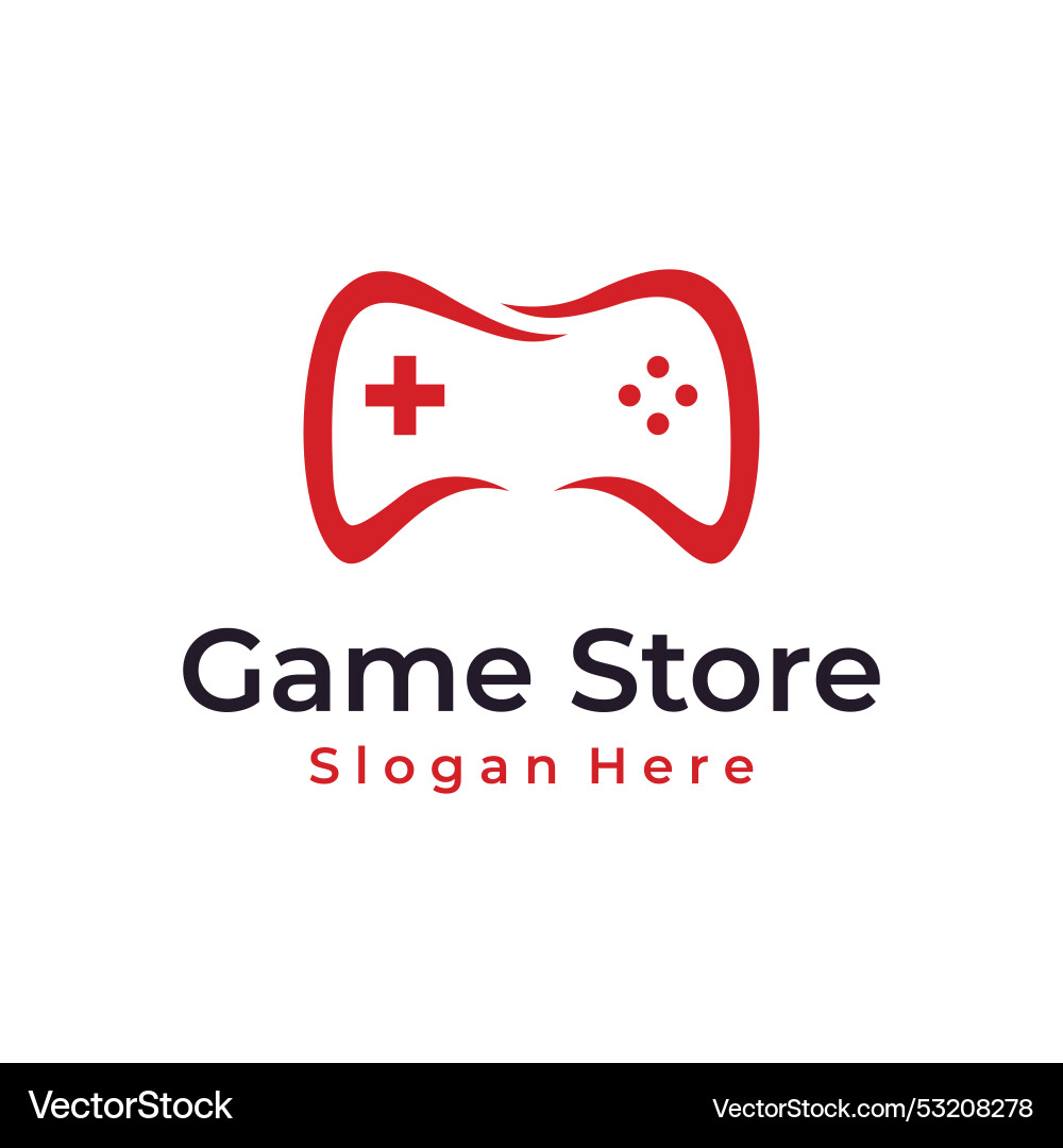 Game stick or gamepad creative design template Vector Image