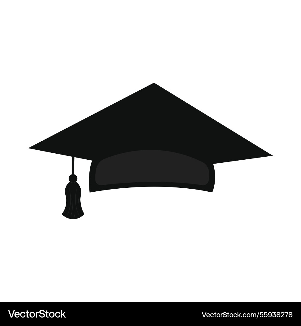 Graduation cap Royalty Free Vector Image - VectorStock