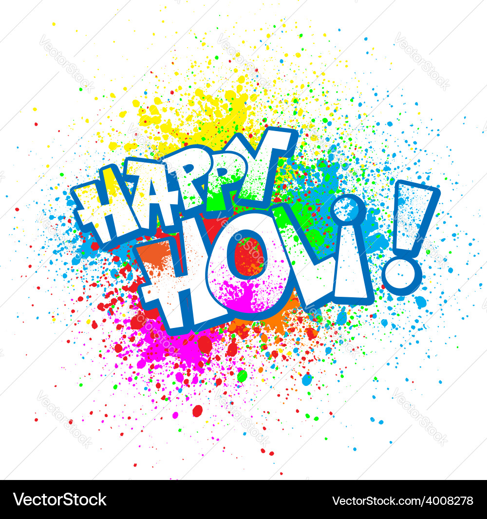 Holi Royalty Free Vector Image - VectorStock