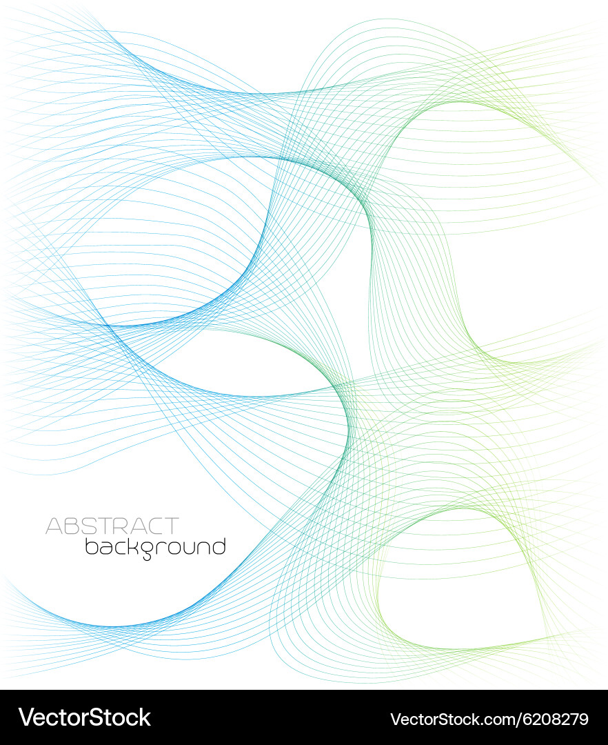 Abstract template background with wave Royalty Free Vector