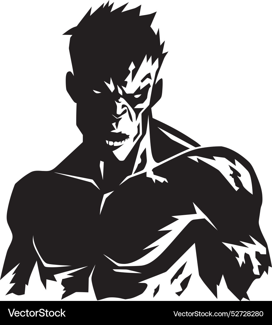 Muscular zombies strength beyond the grave Vector Image