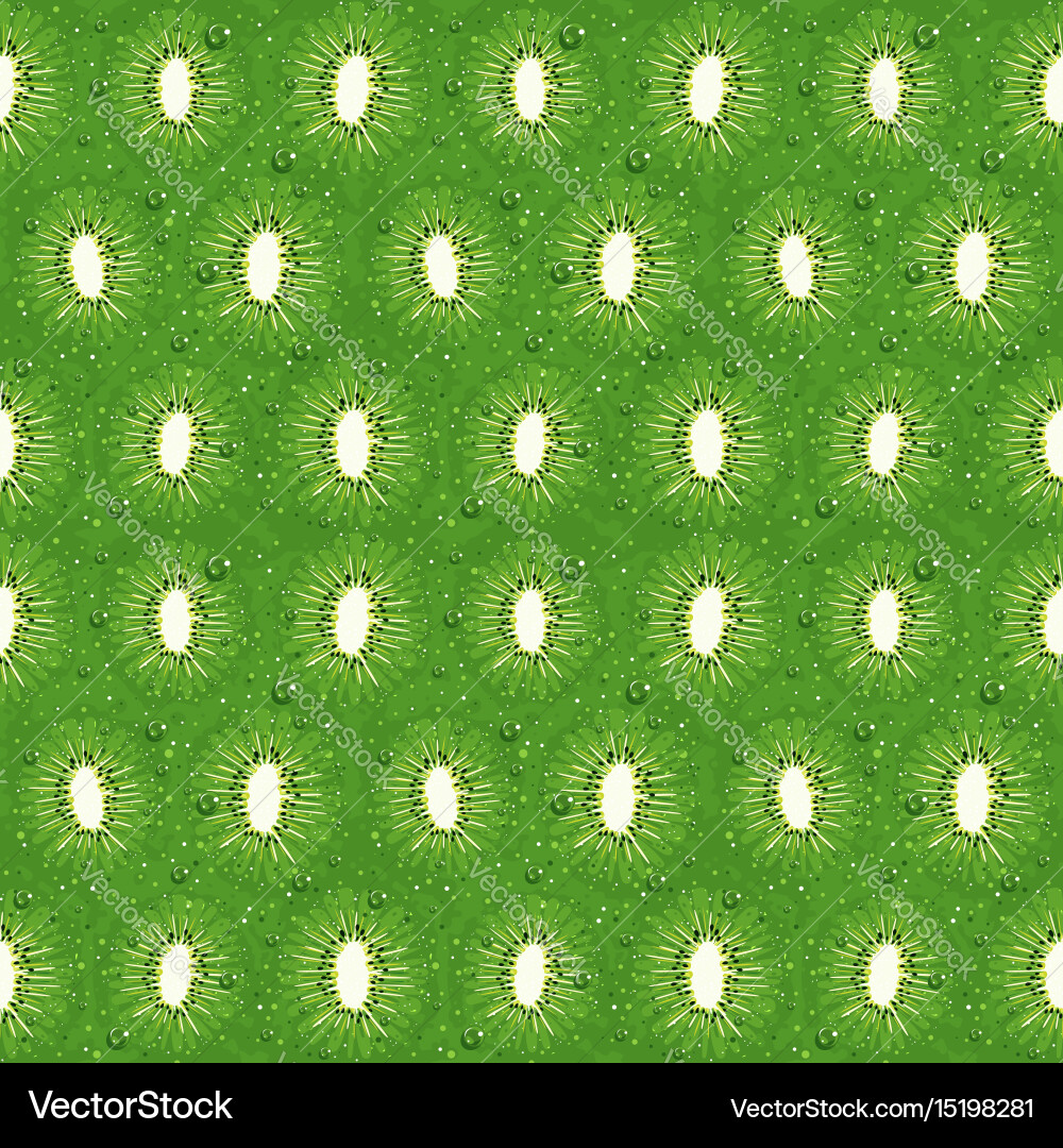 Kiwi Fruit Seamless Texture Royalty Free Vector Image
