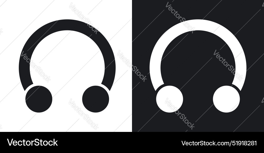 Piercing icon set in solid black and white color Vector Image