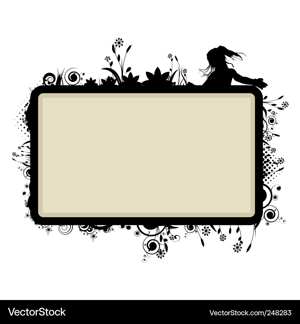Frame template Royalty Free Vector Image - VectorStock