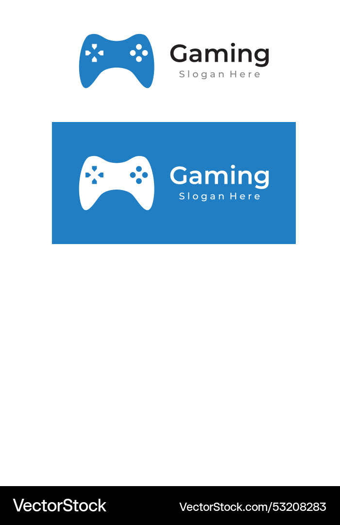 Game stick or gamepad creative design template Vector Image