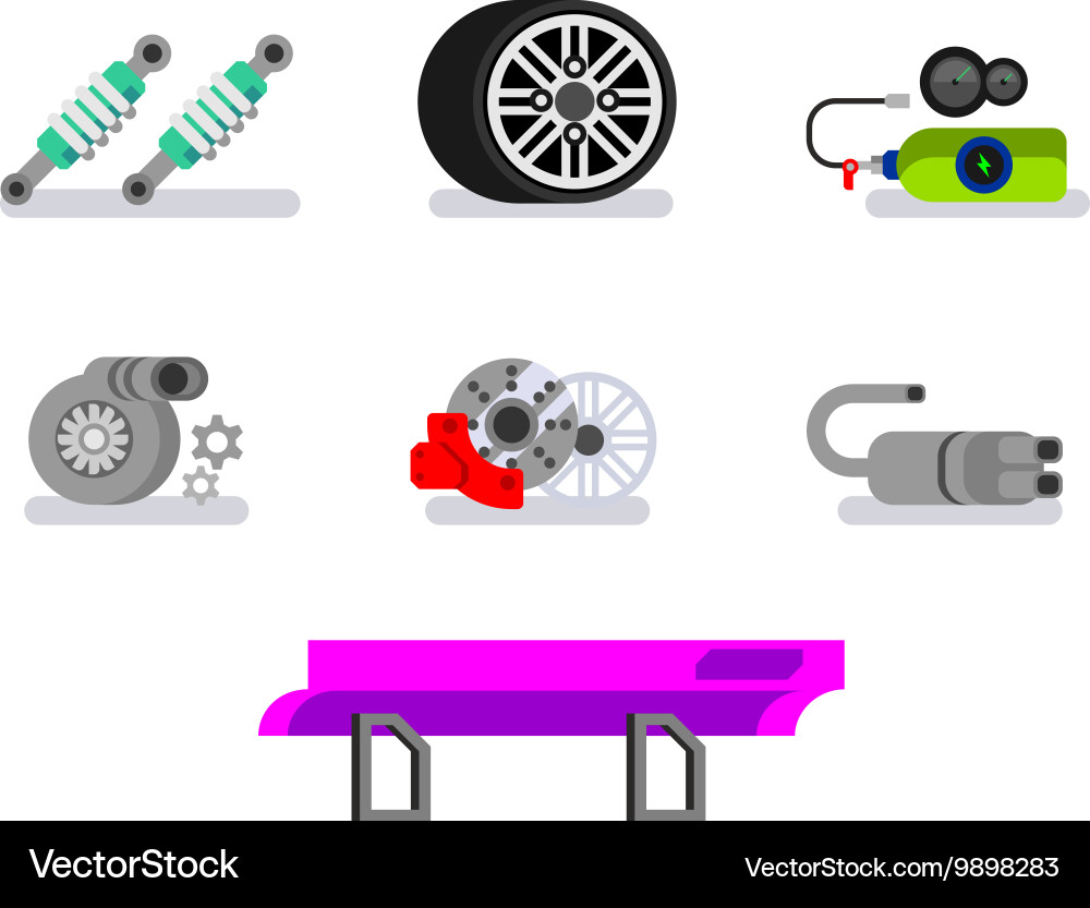 Tuned machine nitrous oxide Royalty Free Vector Image