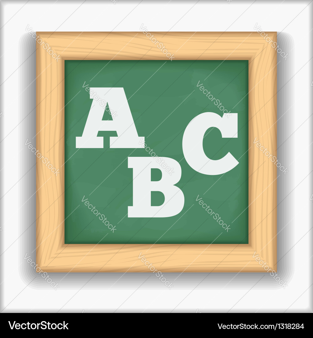 Abc letters Royalty Free Vector Image - VectorStock