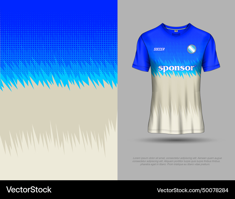 Soccer jerseys abstract texture background Vector Image