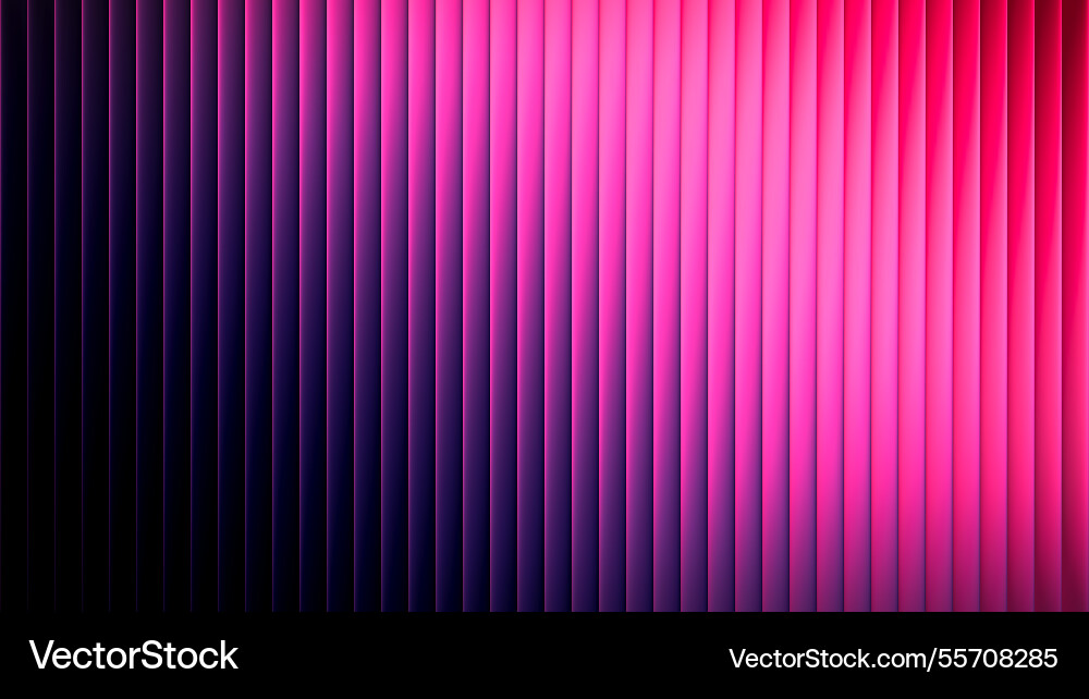 Deep Pink Ribbed Gradient Stripes Royalty Free Vector Image