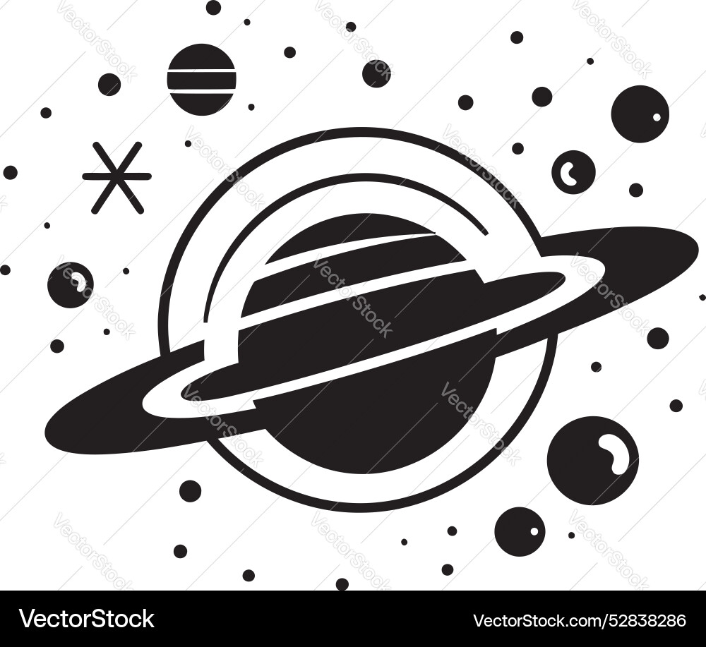 Astral axis logo design for space interstellar Vector Image