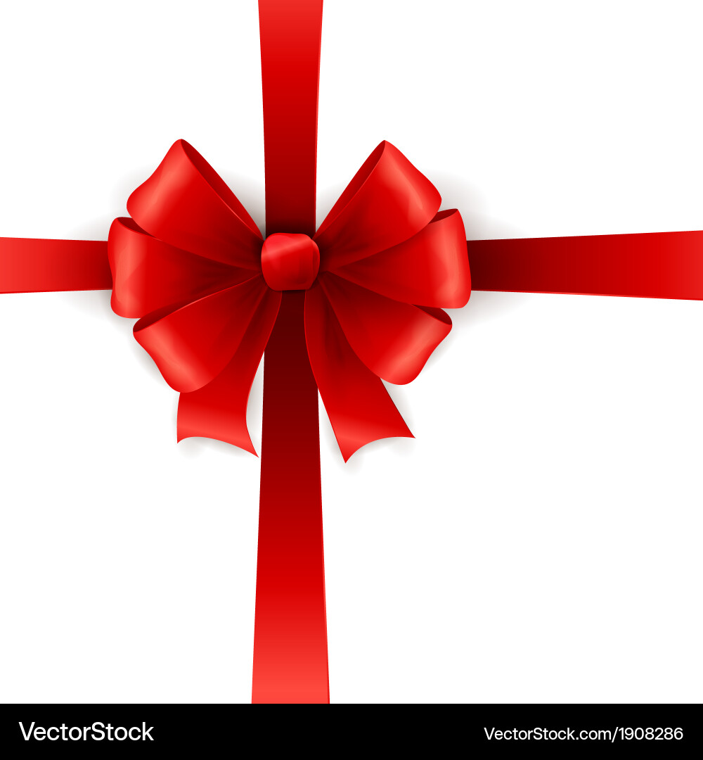 Elegant Gift Ribbon Royalty Free Vector Image - VectorStock
