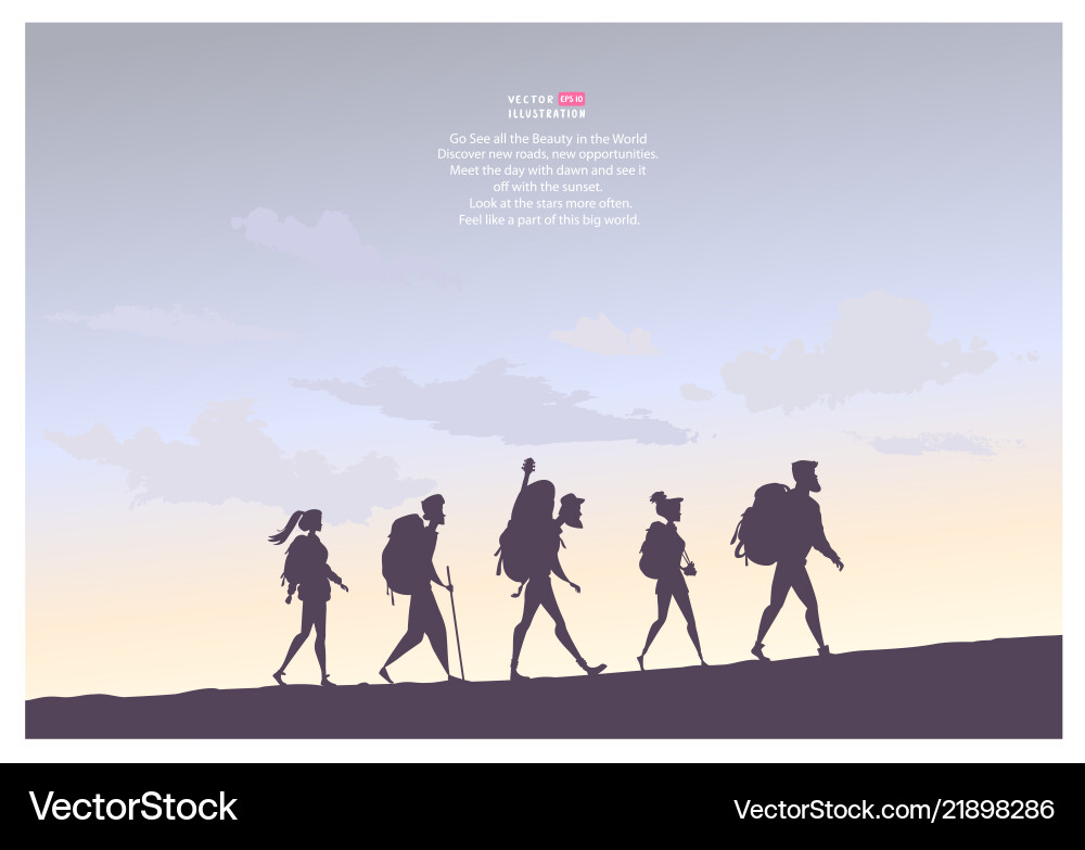 Travel people Royalty Free Vector Image - VectorStock
