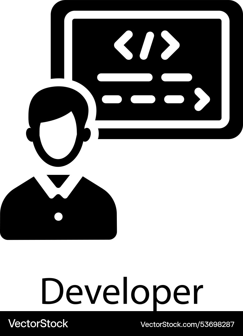 Developer Royalty Free Vector Image - VectorStock