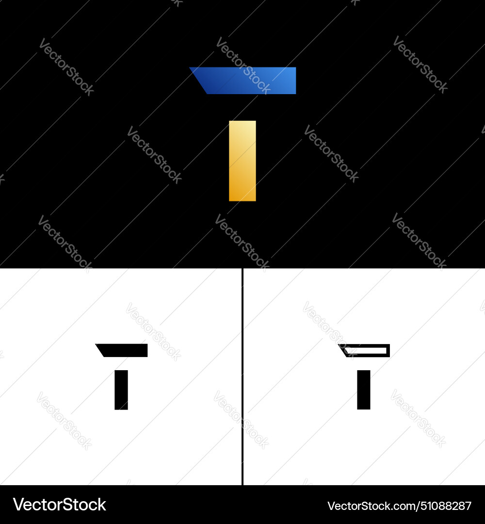 Letter set alphabet tech font Royalty Free Vector Image