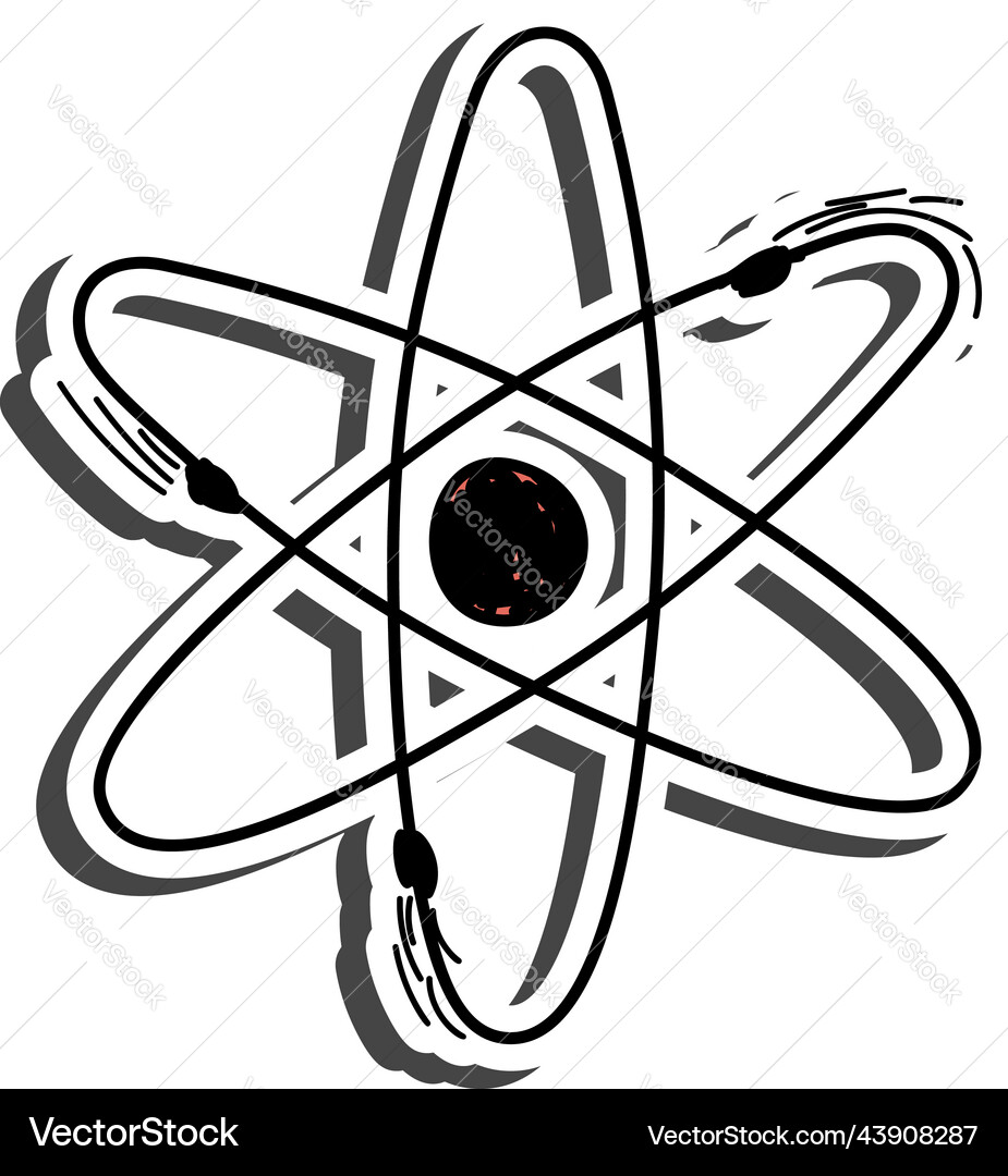 Physics sticker Royalty Free Vector Image - VectorStock