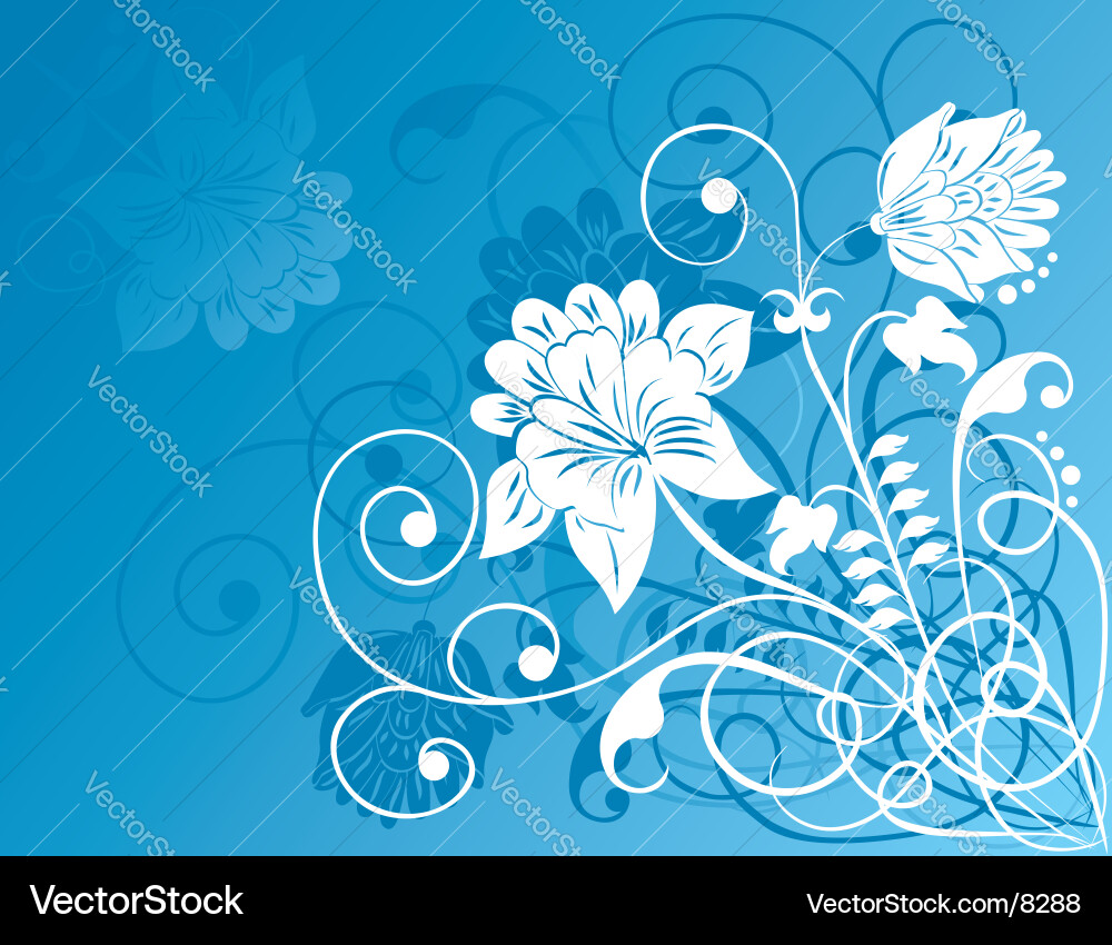 Background flower Royalty Free Vector Image - VectorStock