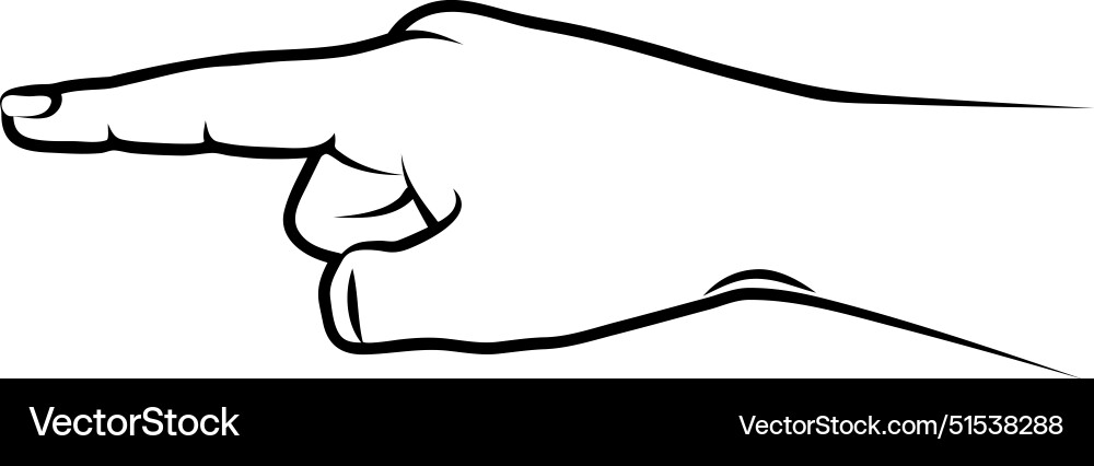 Hand Royalty Free Vector Image - VectorStock
