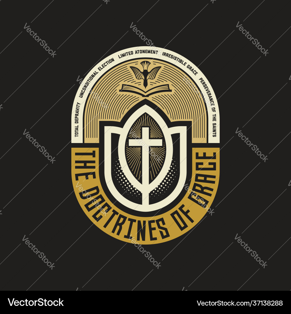 TULIP - Reformed Theology Royalty Free Vector Image