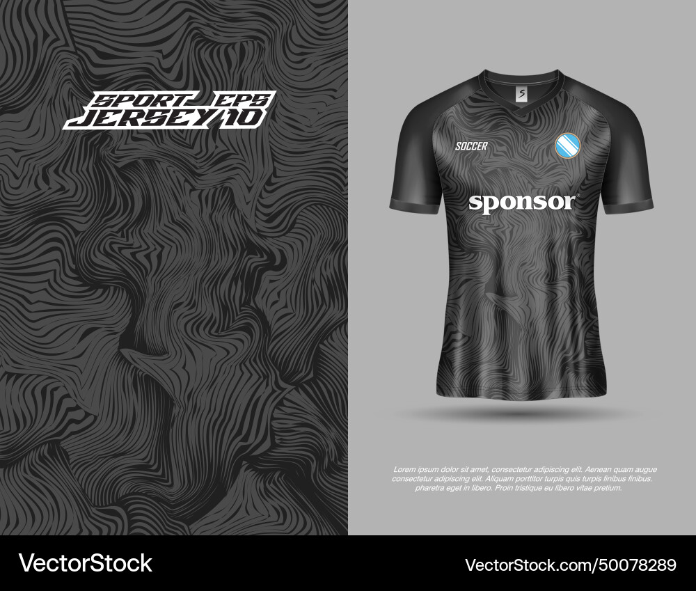 Soccer jerseys abstract texture background Vector Image
