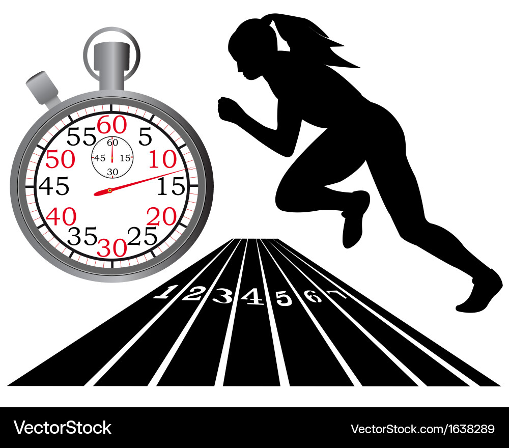 Track and field Royalty Free Vector Image - VectorStock