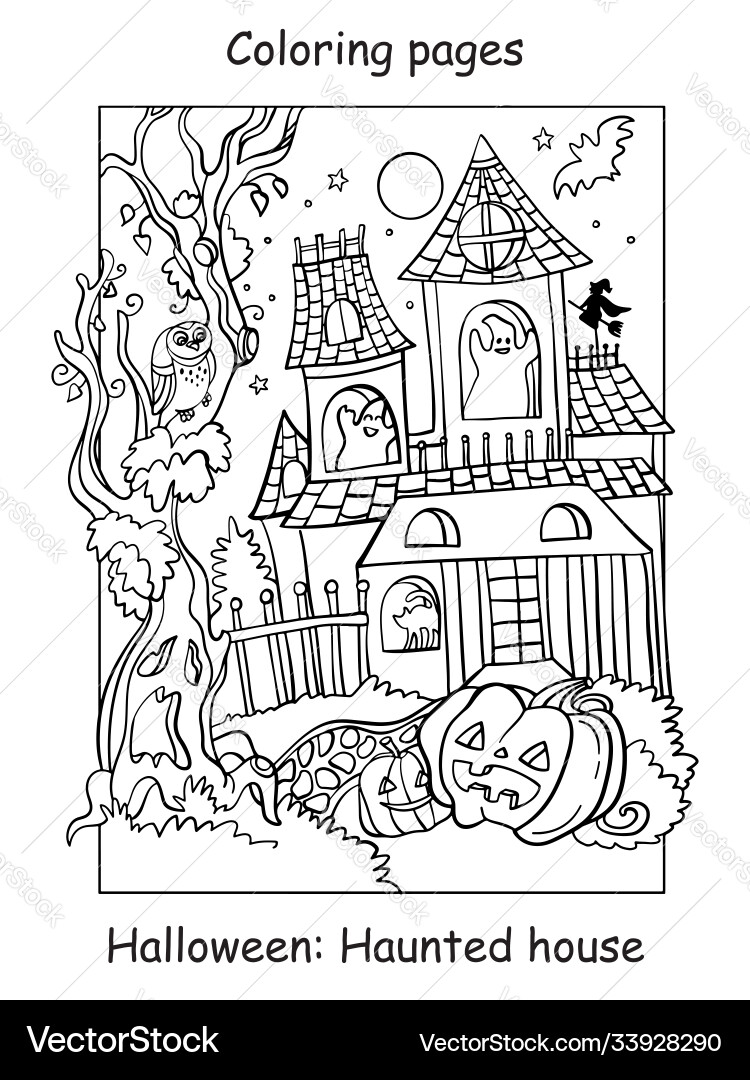 Haunted House Outline Vector Images (over 450)