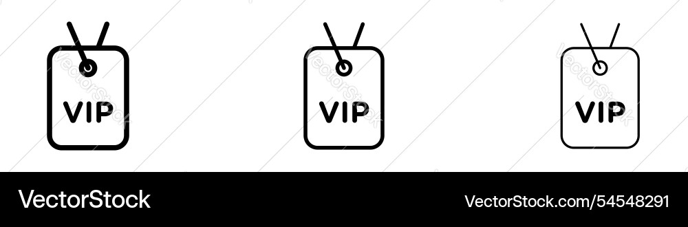 Vip icon Royalty Free Vector Image - VectorStock