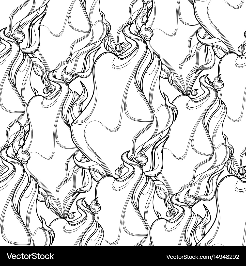 Abstract graphic fire Royalty Free Vector Image