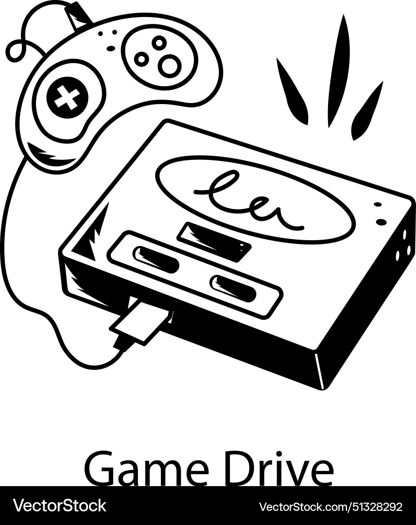 Game drive Royalty Free Vector Image - VectorStock