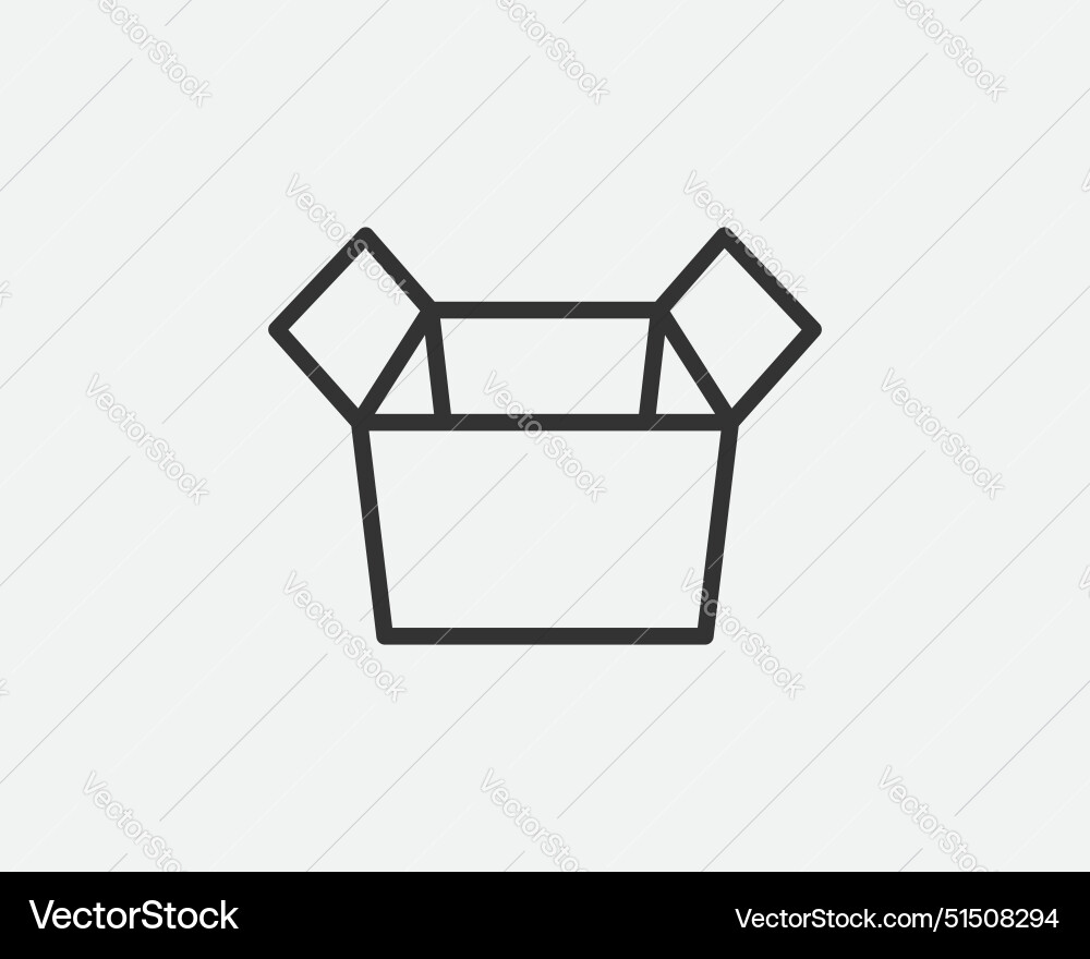 Delivery packaging icon cargo cardboard box icons Vector Image