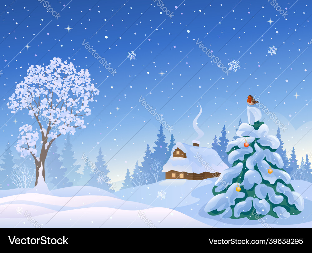 Christmas snow Royalty Free Vector Image - VectorStock